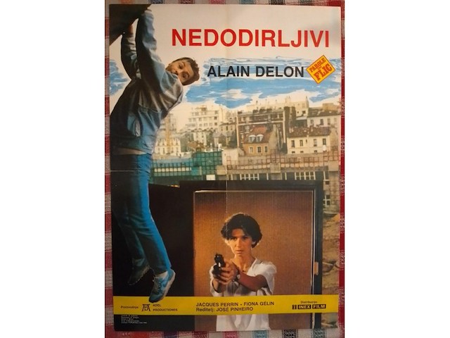 plakat NEDODIRLJIVI (Alain Delon)