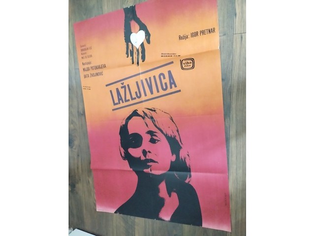 LAZLJIVICA Jugoslovenski film stari FILMSKI PLAKAT