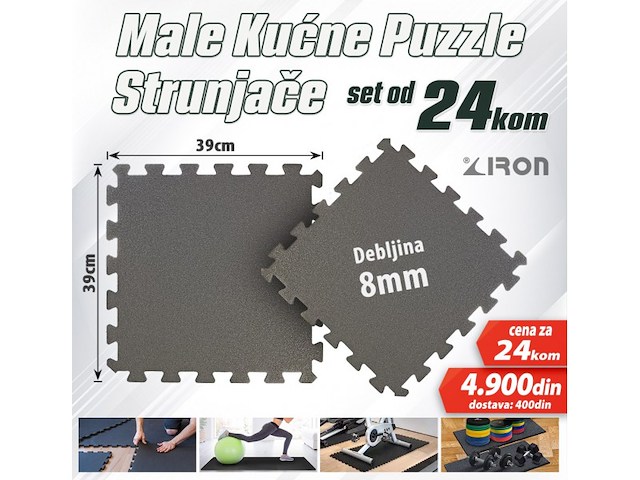 Male Kućne Puzzle / mini puzzle strunjače Set-24kom