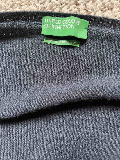 Benetton kardi 100% kašmir