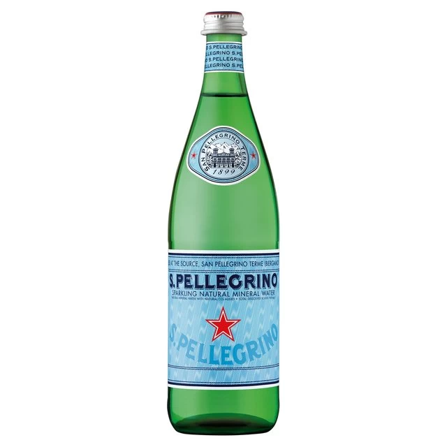 San Pellegrino Gazirana Voda 0.75L u staklenoj flaši u paketu od 15 komada