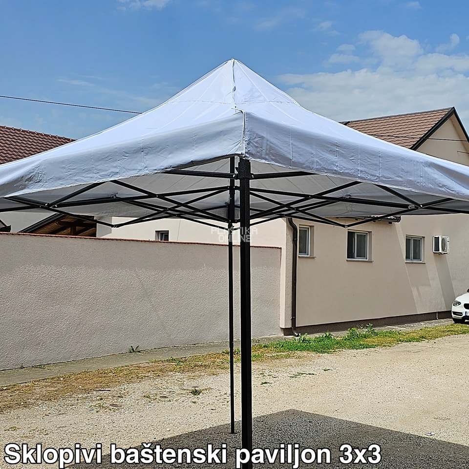 Sklopivi baštenski paviljon 3×3