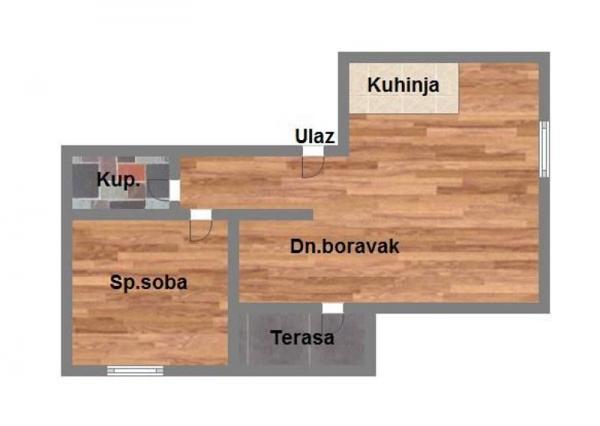 Jednoiposoban stan na prodaju, 41m2, 70.220€