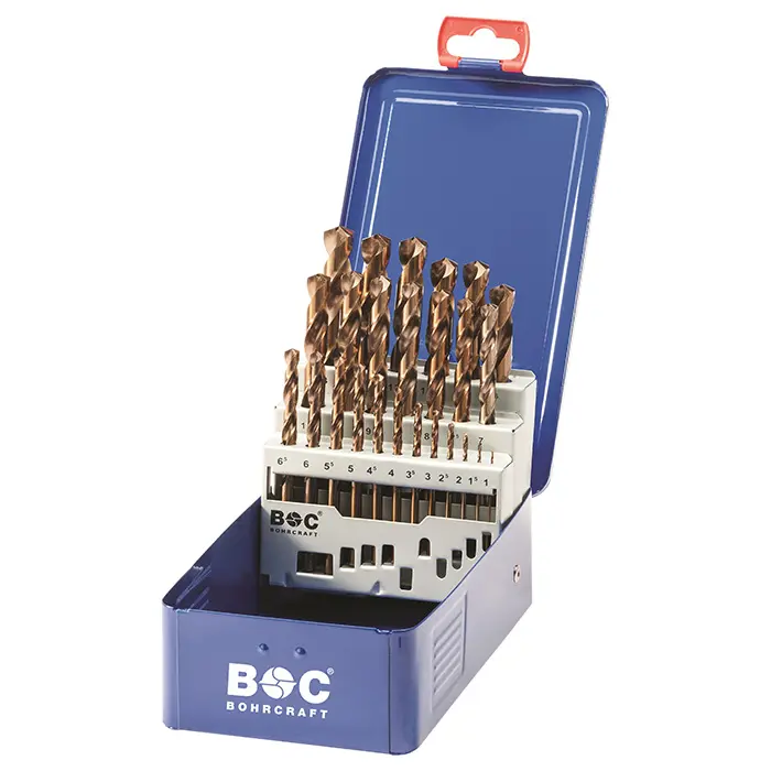 BOHRCRAFT Set burgija HSS-Co DIN338 Ø1-13 mm, 25 kom