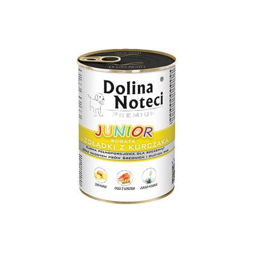 Dolina Noteci Premium Dog Junior Srednje i Velike Rase Pileći Želuci 400g