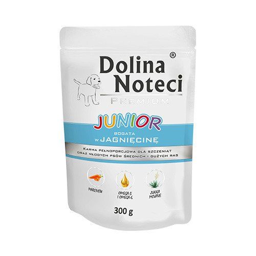 Dolina Noteci Premium Dog Junior Srednje i Velike Rase Jagnjetina 300g