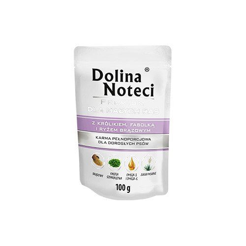 Dolina Noteci Premium Dog Adult Male Rase Zečetina, Boranija i Braon Pirinač 100g