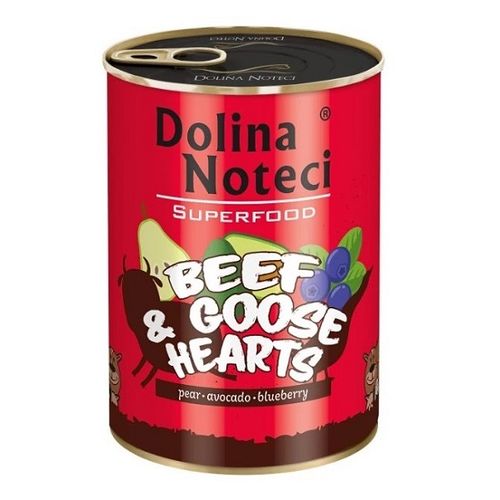 Dolina Noteci Superfood Dog Adult Goveđa i Guščija Srca 400g