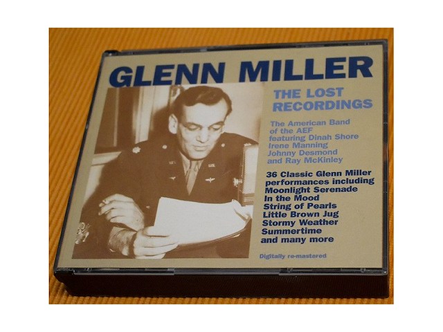 Glenn Miller - The Lost Recordings ( 2 x CD, Box)