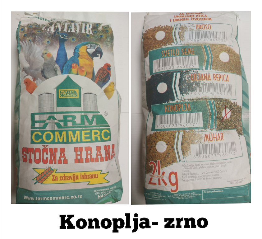 KONOPLJA ZRNO 2KG.