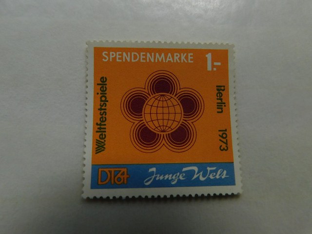 ** DDR SPENDENMARKEN 1972 **