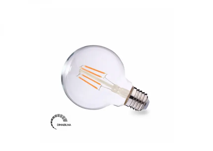 LED SIJALICA FILAMENT DIM G125 9W E27 2700K 1200lm