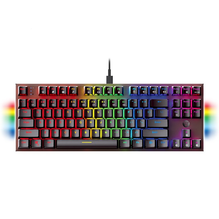 Tastatura mehanicka zicna MAXFIT 87 RGB MK856 crna (red switch) FANTECH