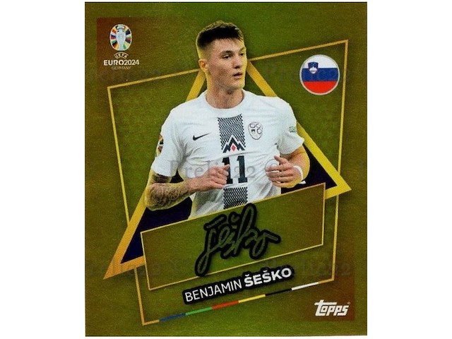 EURO 2024 Germany SVN SP Benjamin Šeško, SIGNATURE