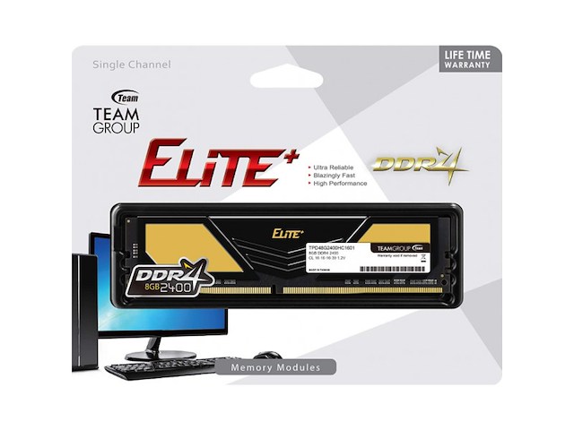 TeamGroup DDR4 TEAM ELITE PLUS GOLD UD-D4 8GB 3200MHz 1,2V 22-22-22-52 TPD48G3200HC22BK