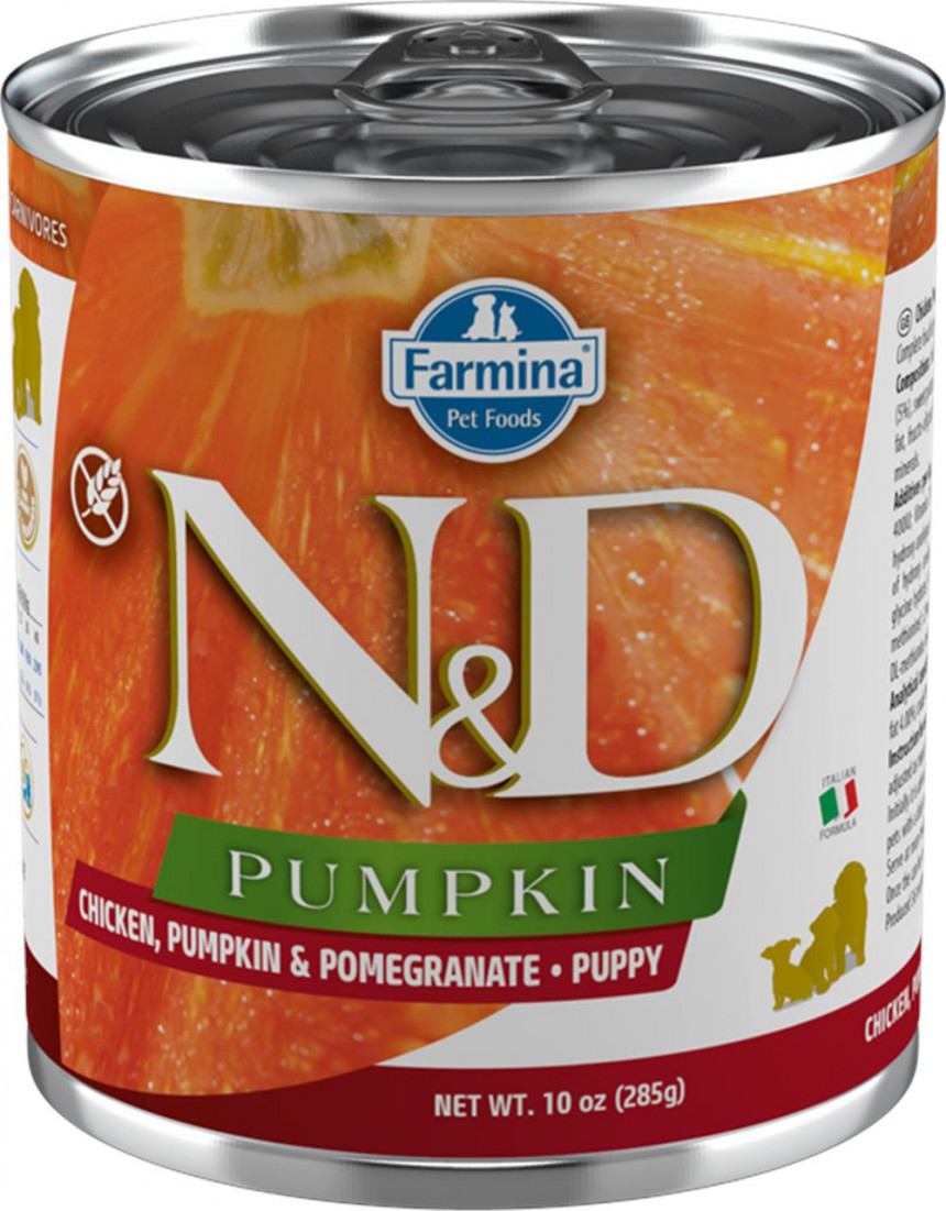 N&D Can Dog PM Puppy Chicken&Pumpkin&Pomegranate 285g