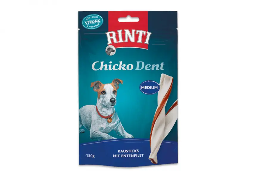 Rinti Chicko Dent M pletenica za zvakanje sa pacetinom 150 g