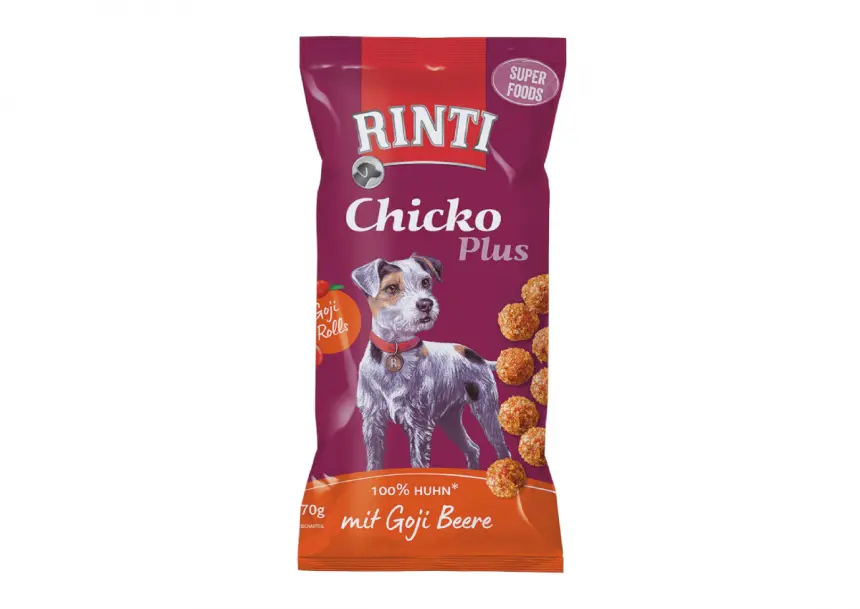 RINTI Chicko Plus kuglice piletina i godzi bobice 70g