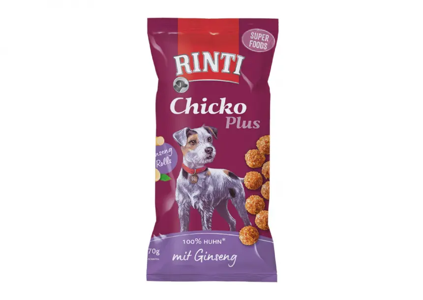 RINTI Chicko Plus kuglice piletina i zen-sen 70 g