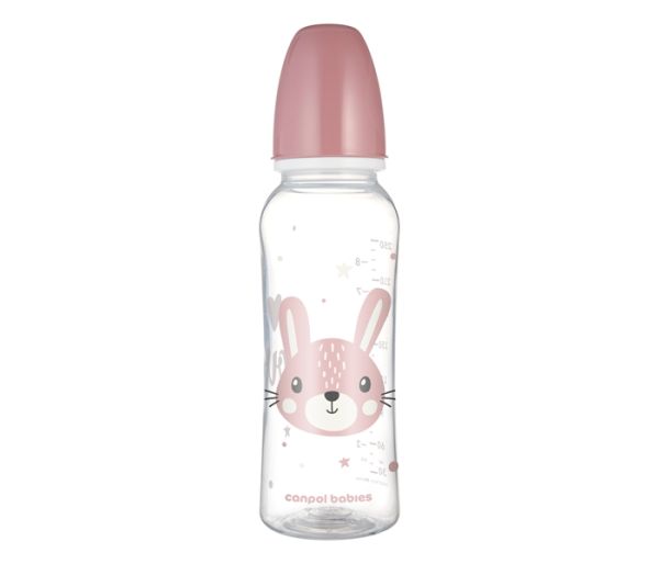 CANPOL BABIES FLASICA CUTE ANIMALS 250ml (11/841) - PINK