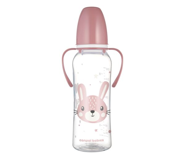 CANPOL BABIES FLASICA CUTE ANIMALS SA RUCKAMA 250ml (11/845) - PINK