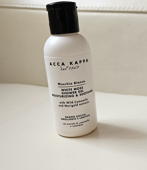 RezAcca Kappa White Moss shower gel, nov