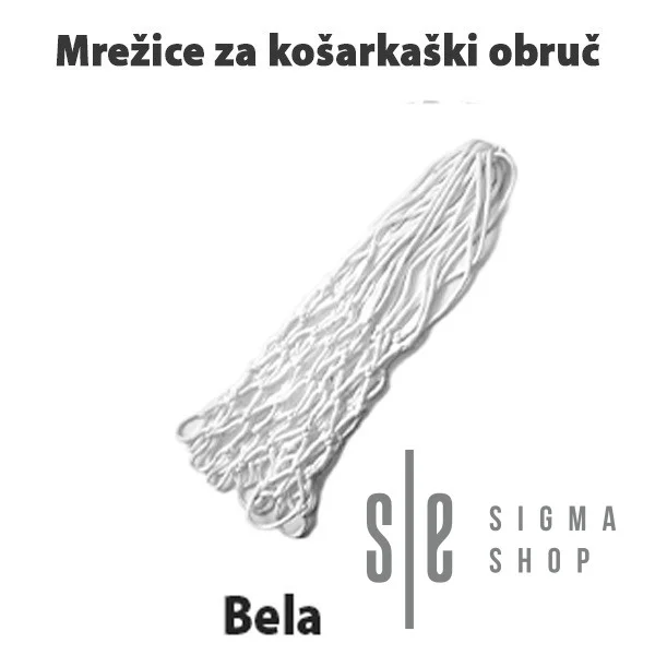 Mrežice za košarkaški obruč-bela