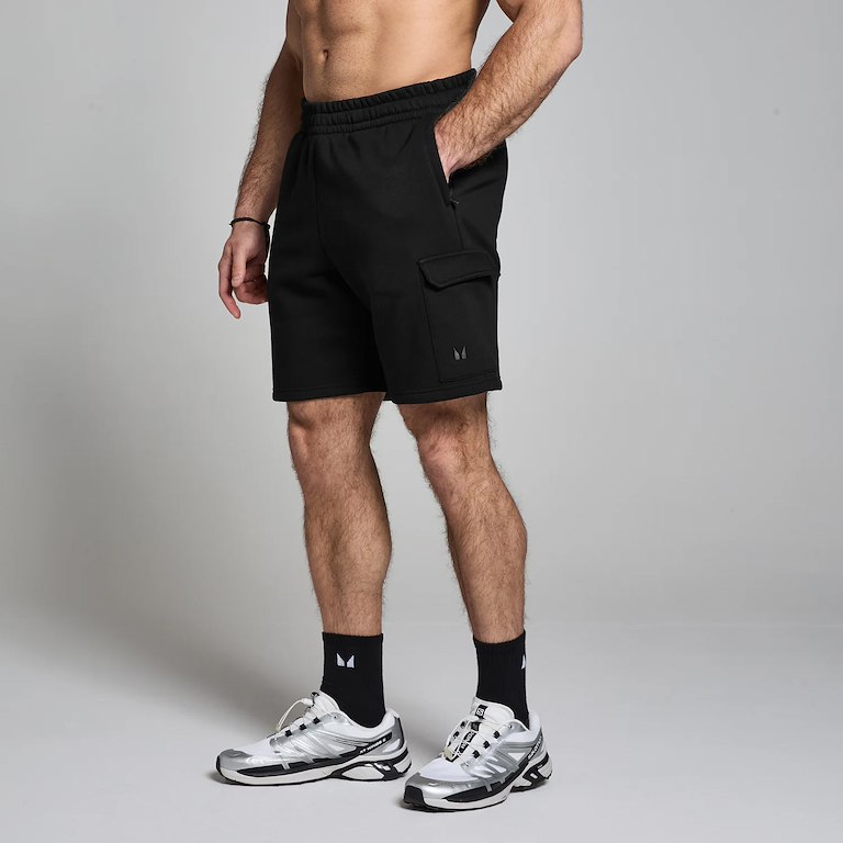 MP Men's Cargo Sweatshorts - Black