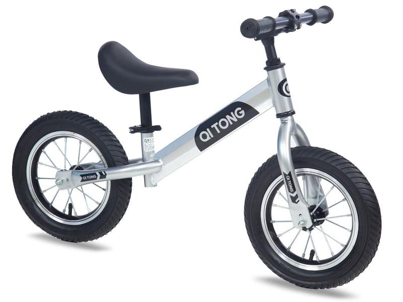 OSTALO BALANCE BIKE 12" QITONG srebrna/crna