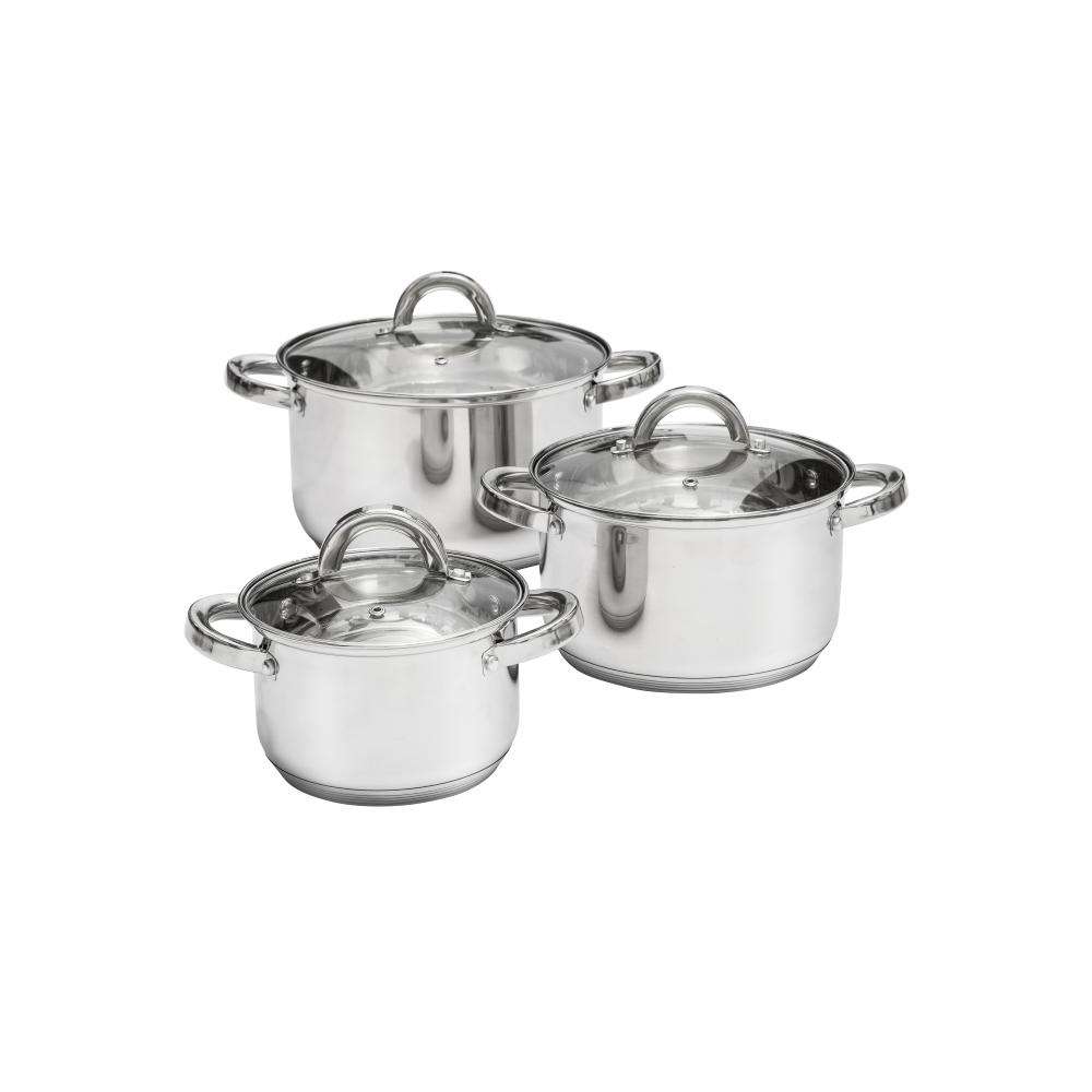 DAJAR DJ68878 SET ŠERPI INOX 16/20/24 CM 6/1 DELOVA