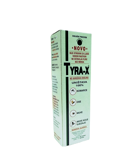 Tyra-X sprej br.4, protiv komaraca, osa, muva i muva koje ujedaju