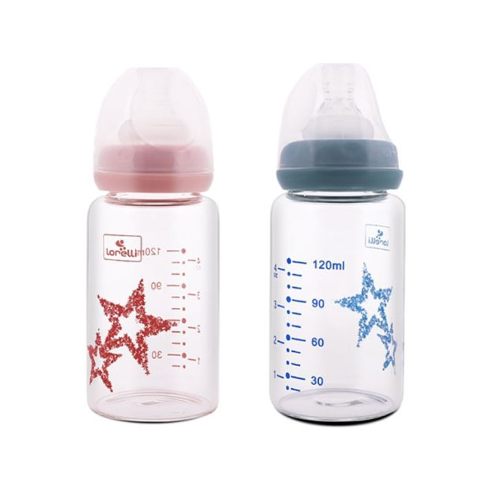 Lorelli staklena flašica 120 ml sa anti-colic cuclom