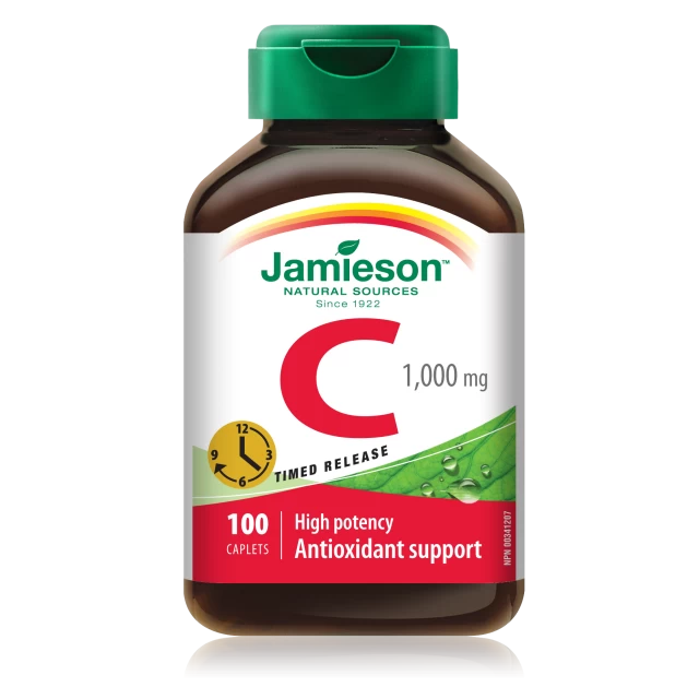 JAMIESON VITAMIN C TIMED RELEASE 100MG - Preparation for the body's defense against colds