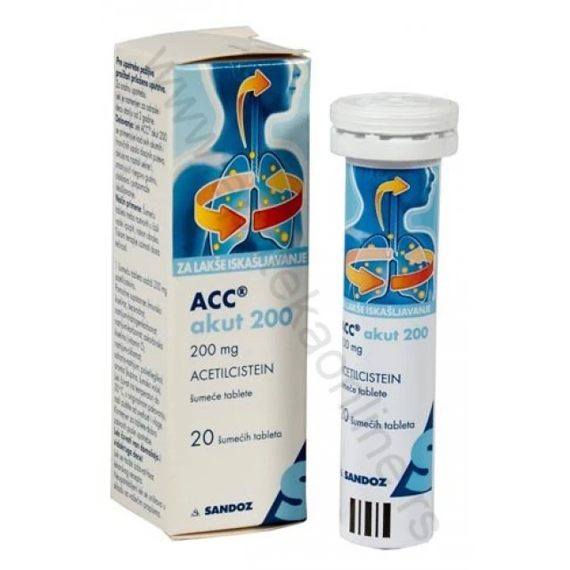 ACC AKUT 200 TUBE TABLETS