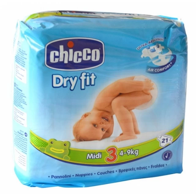 CHICCO DRYFIT DIAPERS 4-9 kg