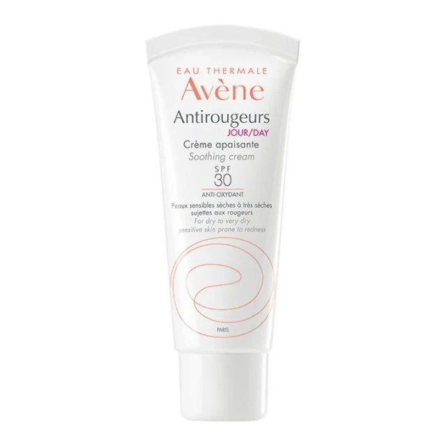 AVENE ANTIROUGEURS JOUR SOOTHING CREAM SPF 30 40ML - Preparation for sensitive skin prone to redness
