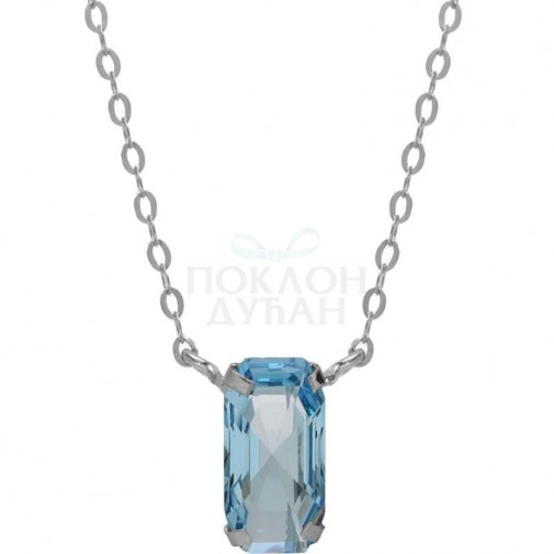 ŽENSKA VICTORIA CRUZ INSPIRE AQUAMARINE OGRLICA SA SWAROVSKI KRISTALOM