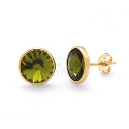 ŽENSKE VICTORIA CRUZ BASIC GOLD MINDJUŠE SA SWAROVSKI KRISTALOM