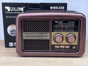 RETRO RADIO SA SOLARNIM PANELOM