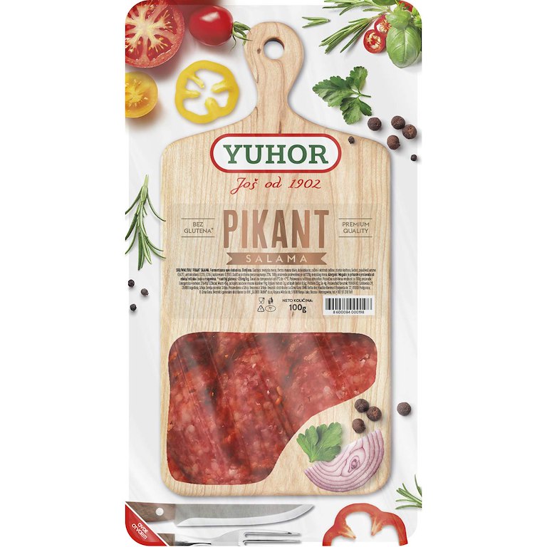 Yuhor salama pikant slajs 100g yuhor