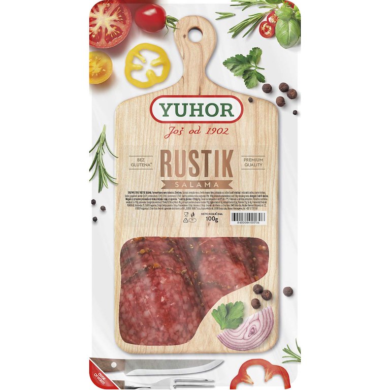 Yuhor salama rustik slajs 100g yuhor