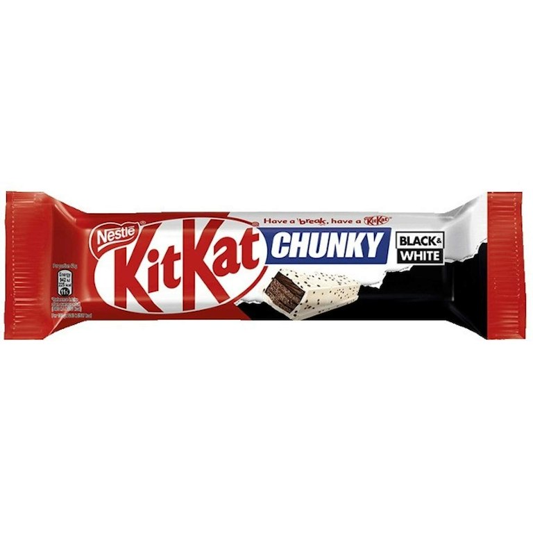 Kit kat bar chunky black&white 42g kit kat