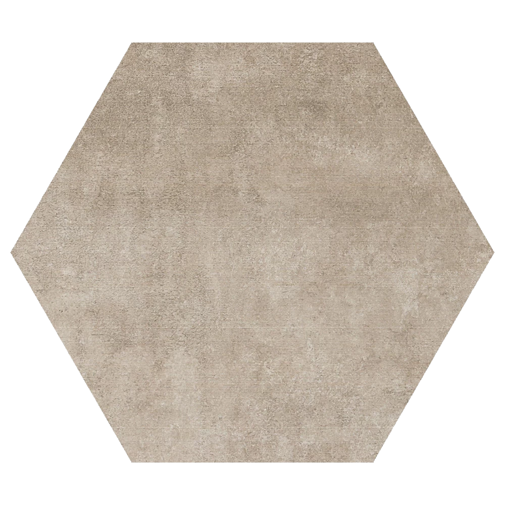 ALPHA Taupe hexagon 25,8×29