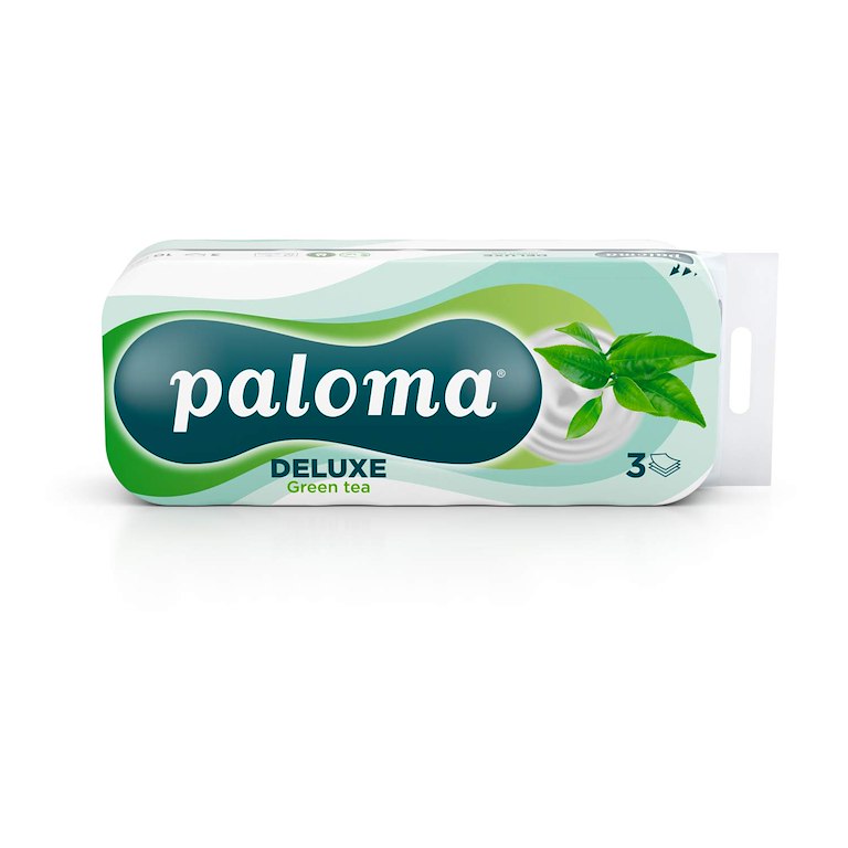 Paloma Deluxe Green Tea super soft troslojni toaletni papir 10 komada