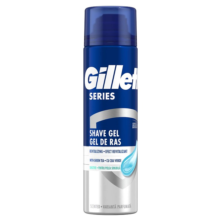 Gillette gel za brijanje series revitalising 200ml gillette