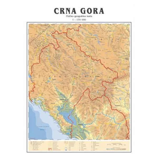 CRNA GORA – geografska