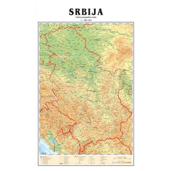 SRBIJA – MINI – geografska