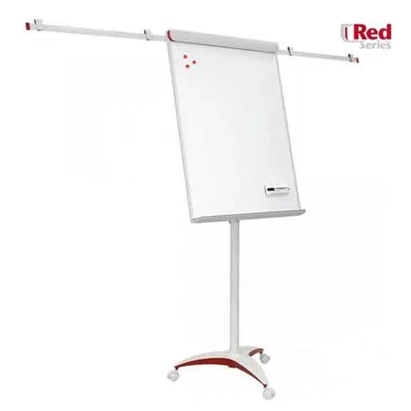 Tabla flipchart 2X3 TF18 RED Mobilechart Pro mobilna sa ramenima 70×100