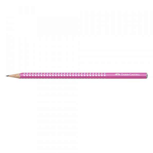Grafitna olovka Faber Castel GRIP HB Sparkle 118212 pearl pink