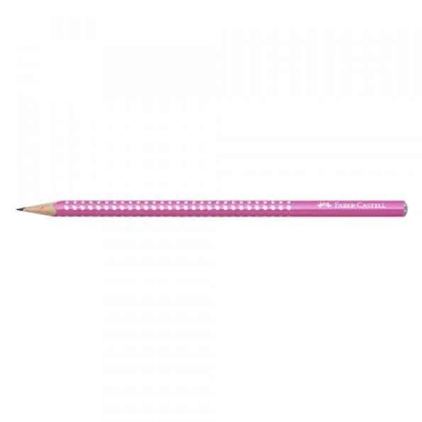 Grafitna olovka Faber Castel GRIP HB Sparkle 118212 pearl pink